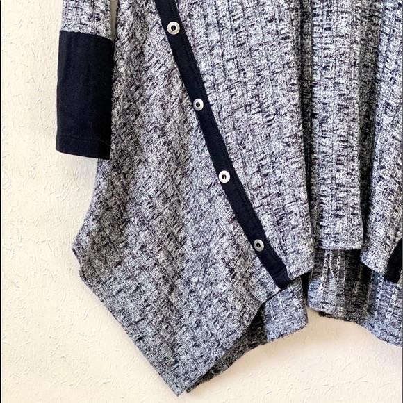 Comfy USA | Tops | Comfy Usa Gray And Black Tunic Sweater Nwot | Poshmark